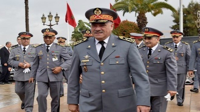 Le Général de Corps d'armée Mohamed Haramou, commandant la Gendarmerie ...